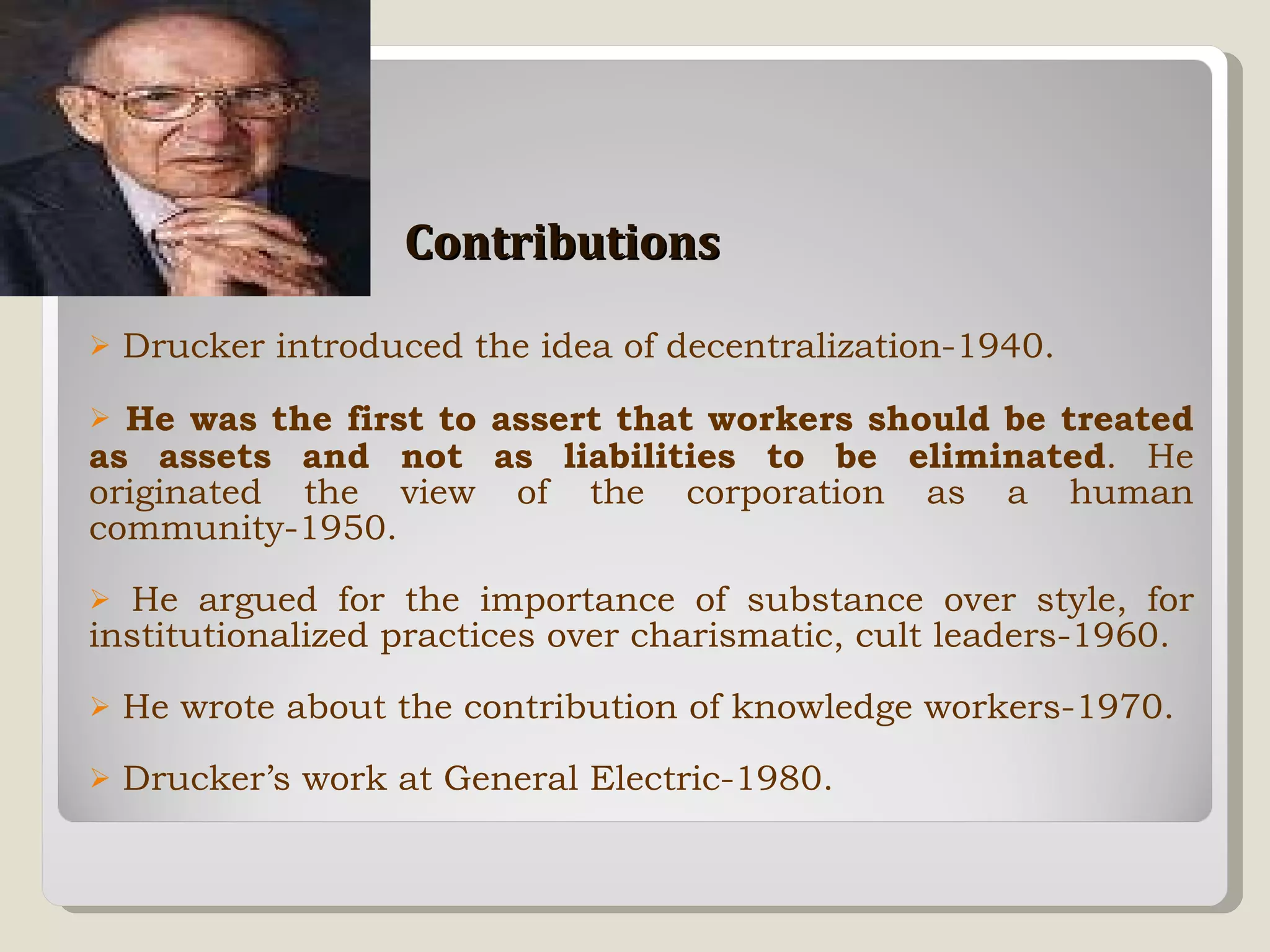 Peter drucker | PPT