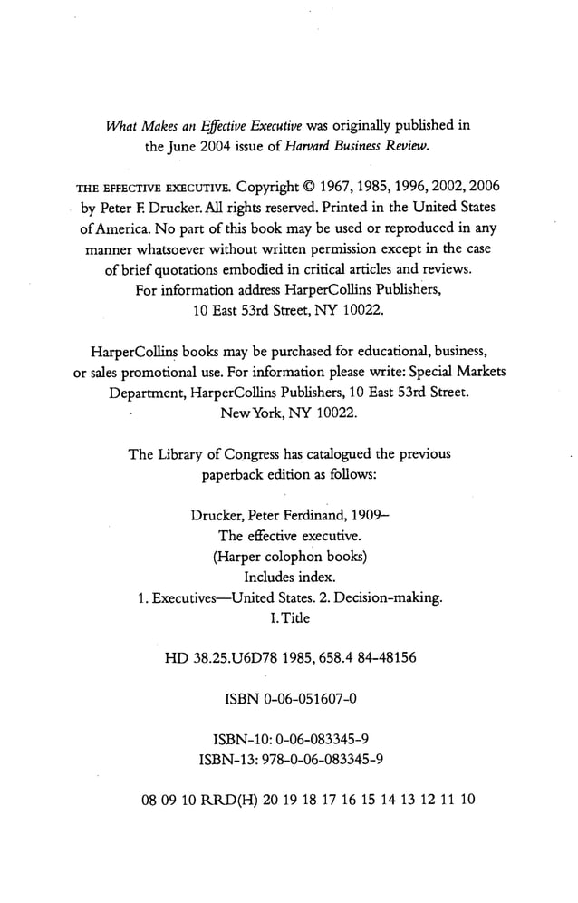 Peter Drucker.pdf | Resume Writing and Advice | Job Search