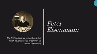 THEORY OF ARCHITECTURE | PPTX