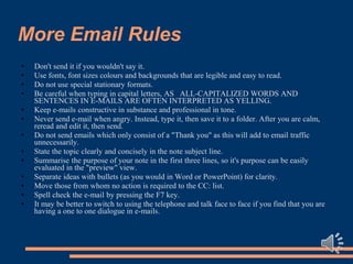 Peter Gowers email management - recorded | PPTX