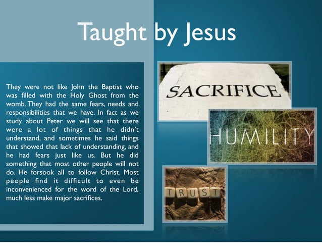 Peter how the Holy Spirit changes you | PPT