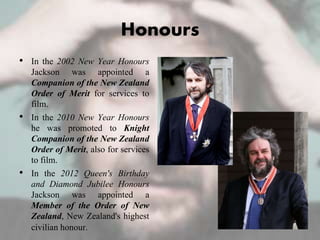 Peter jackson | PPTX