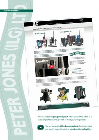 Peter Jones (ILG) Ltd. Police and Security Brochure v17 - April 2019 | PDF