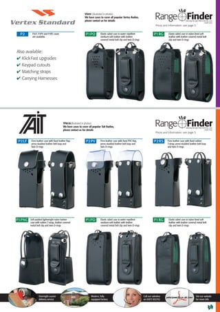 Peter Jones (ILG) Ltd.- DMR Radio Cases v17.2 - March 2019 | PDF
