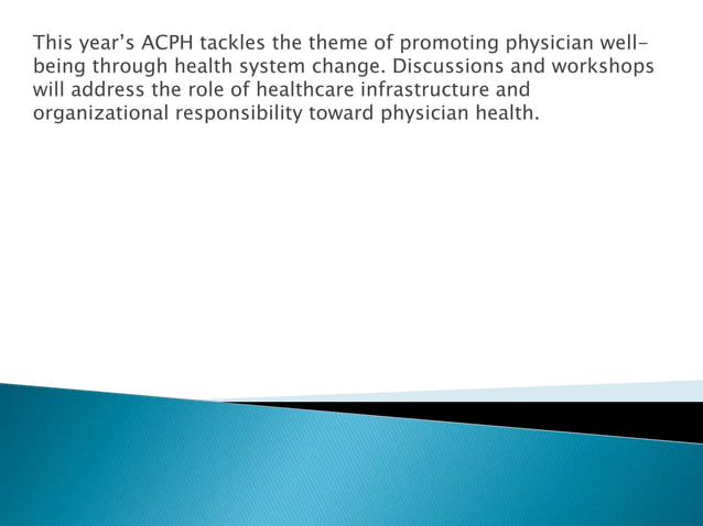 The 2021 ACPH Tackles Health System Change | PPT