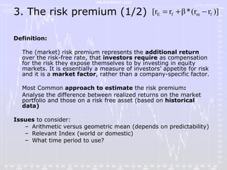 Cost Of Capital in the Telco Industry | PPT