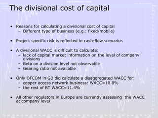 Cost Of Capital in the Telco Industry | PPT