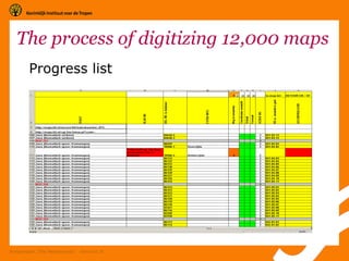 Peter Levi - The process of digitizing 12,000 maps | PPT