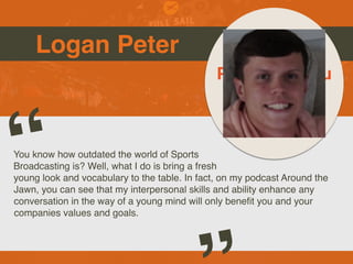 Personal Brand Exploration - Logan Peter | PDF | Resume Writing and ...