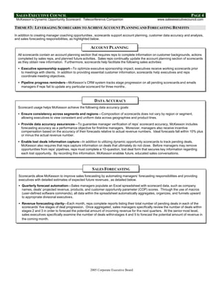 Peter Longo Scorecard Article | PDF