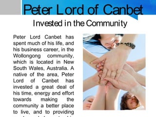 Peter Lord of Canbet - Professional Business Director | PPT