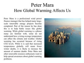 Peter Mara - Northeastern Graduate | PPT
