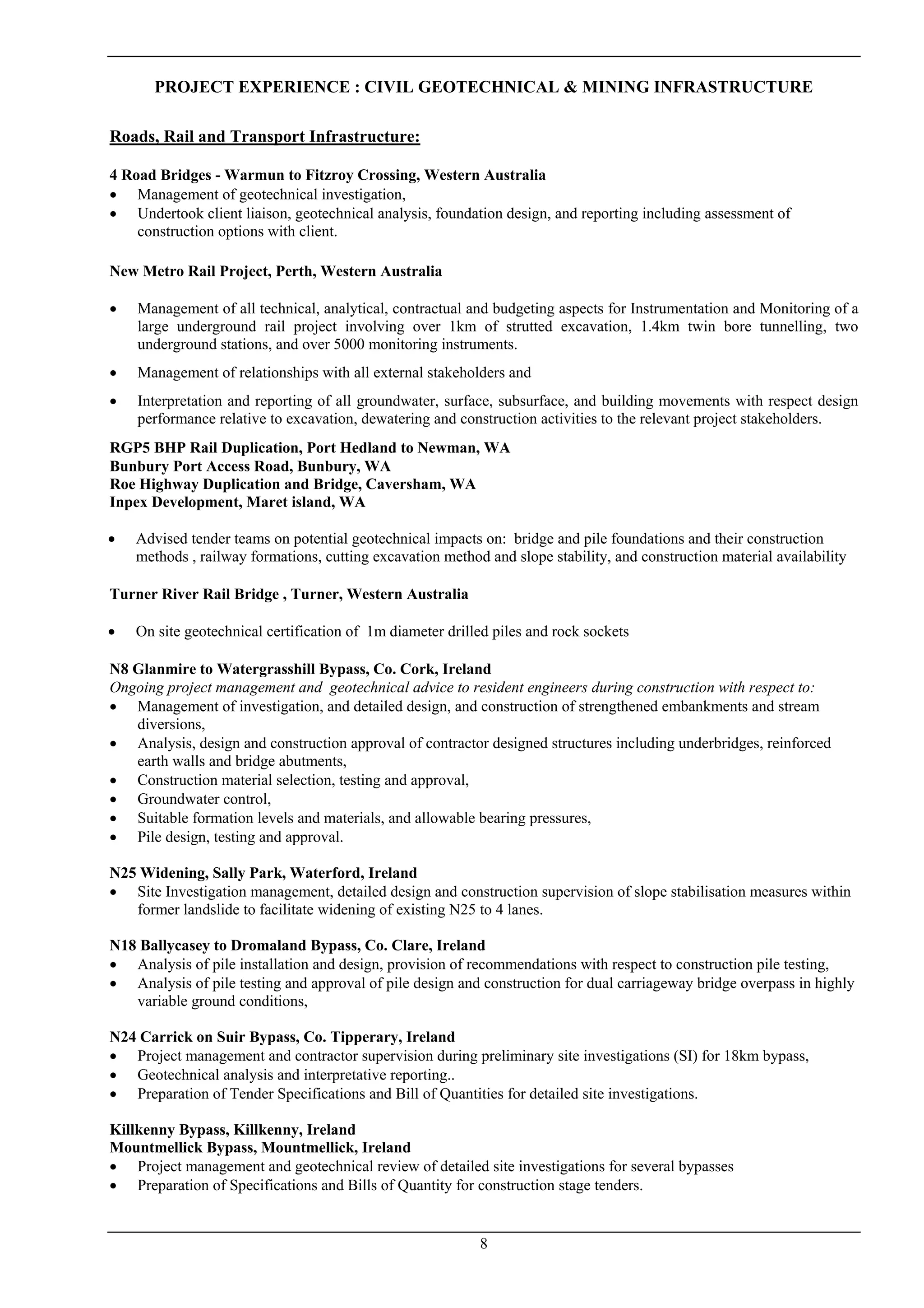 Peter McGough CV 2010 | PDF