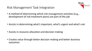 Creating Value Through Enterprise Risk Management | PPT