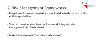 Creating Value Through Enterprise Risk Management | PPT