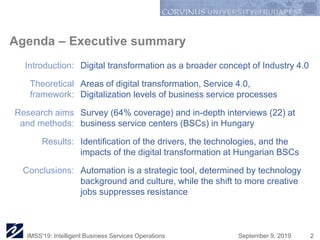 Intelligent Business Services Operation | PPT