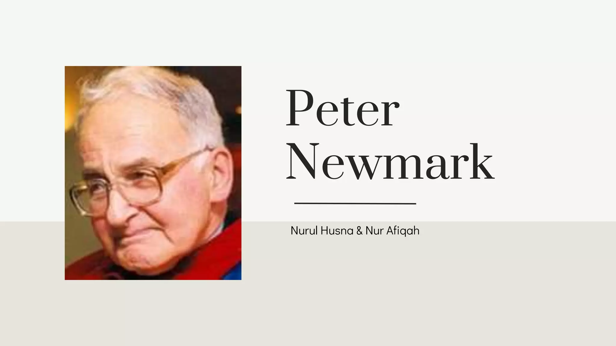 Peter Newmark | PPTX