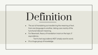 Peter Newmark | PPTX