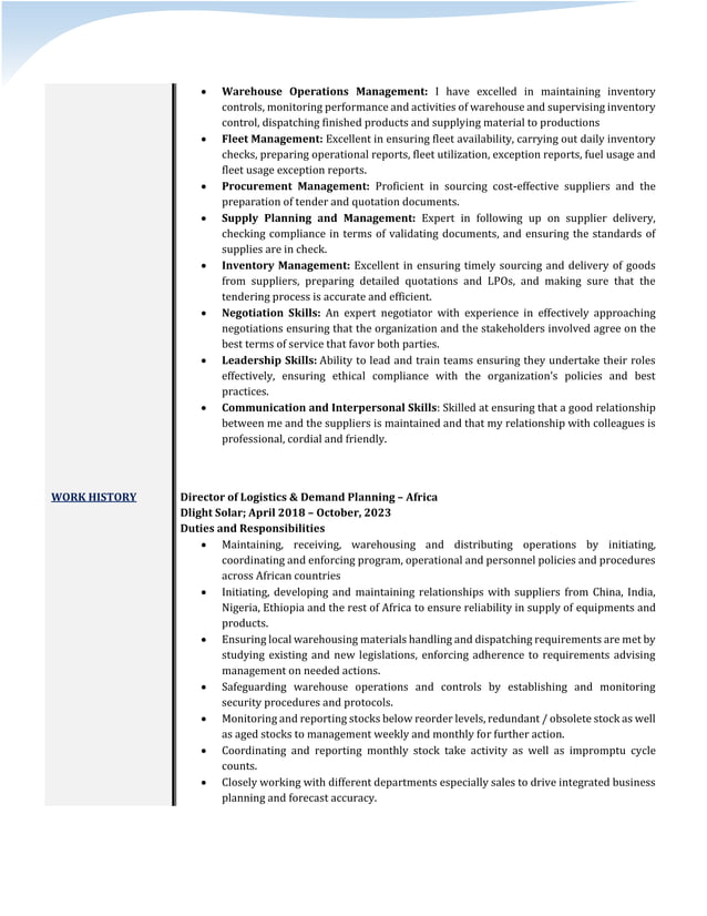 Peter Odedo New CV Operations and Logistics-Updated.pdf