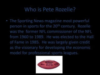 Pete rozelle | PPT