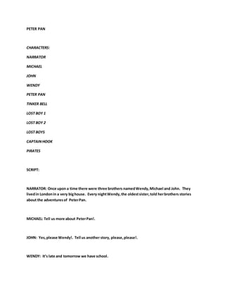 Peter pan | DOCX