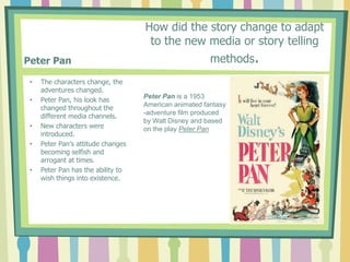 Peter pan my favorite story - | PPTX