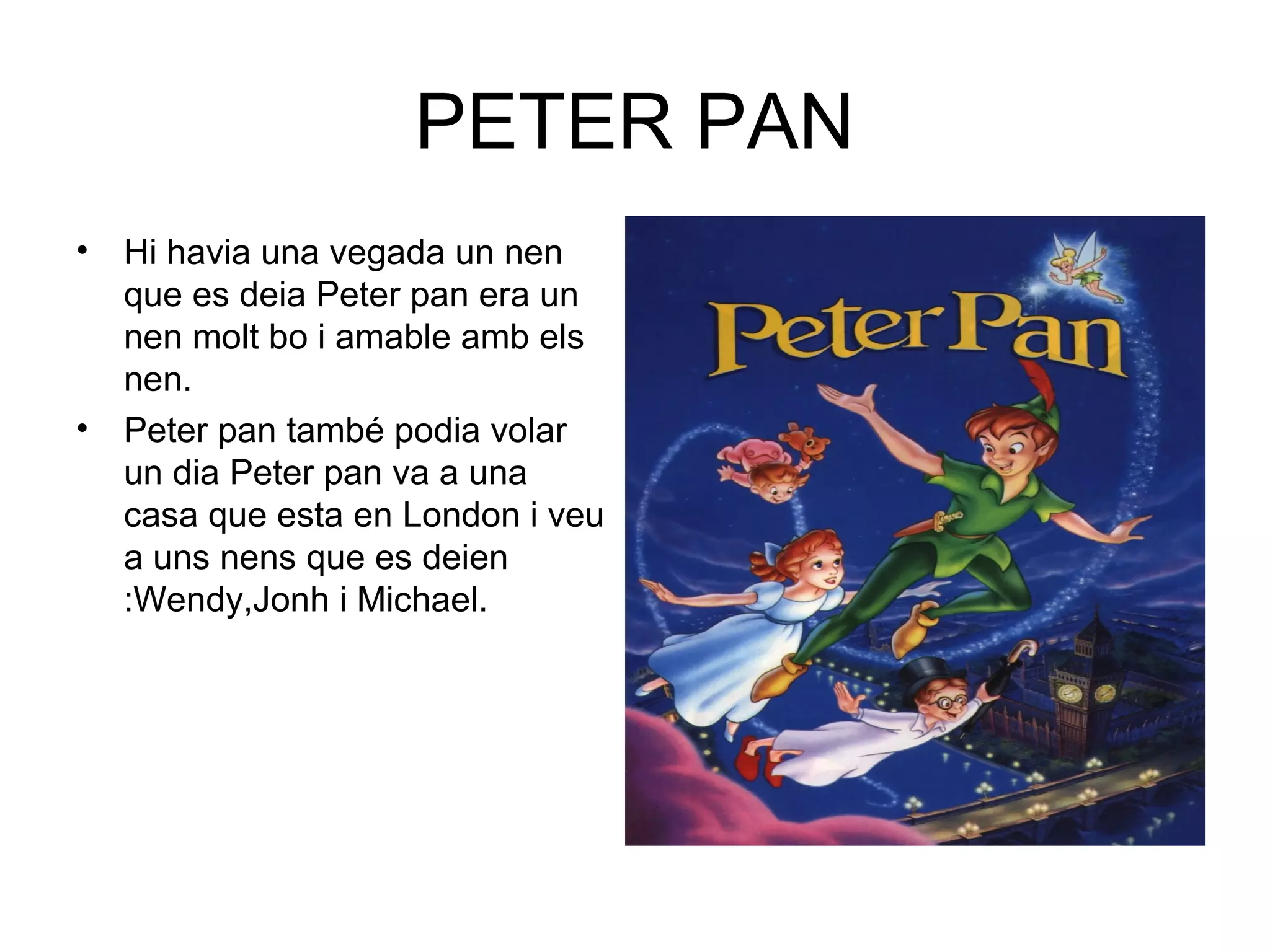 Peter pan (Aaron) | PPT