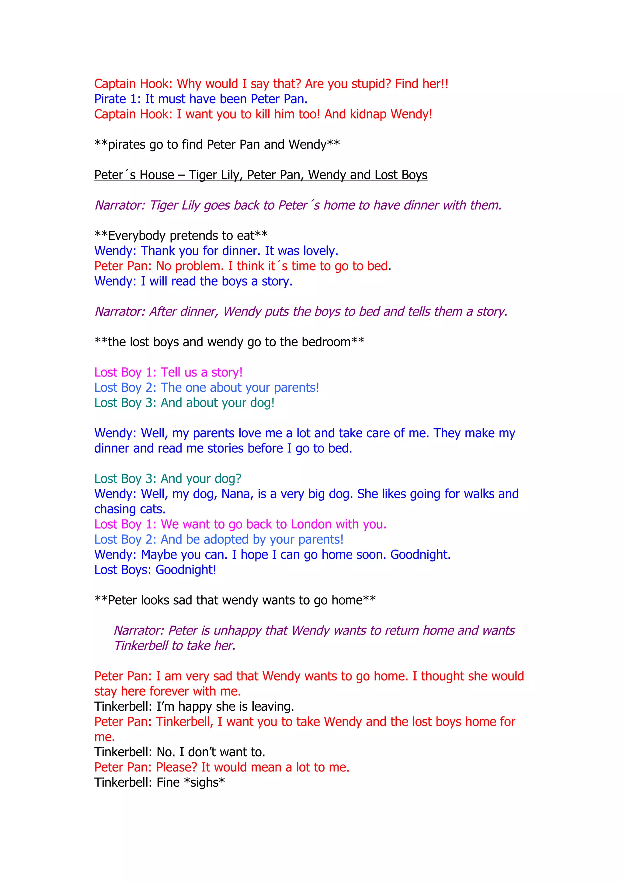 Peter Pan Script | DOC