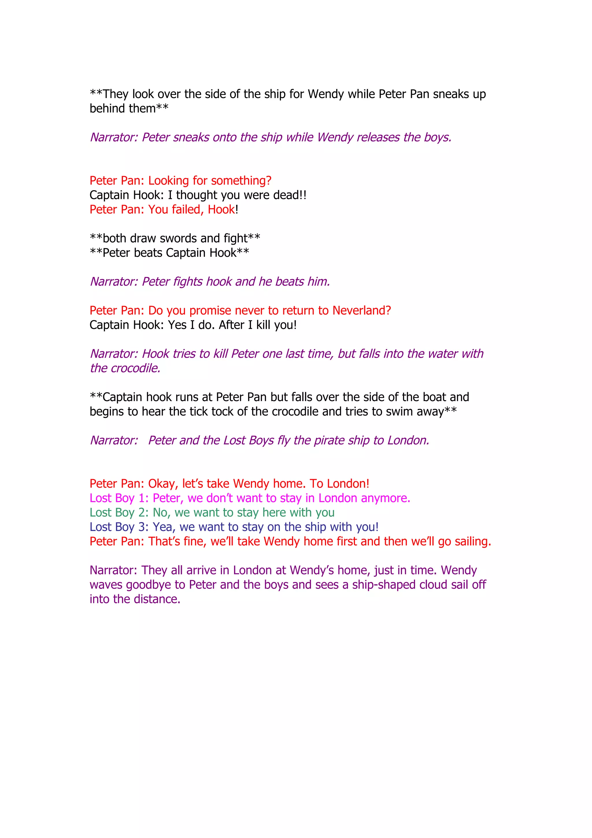 Peter Pan Script | DOC