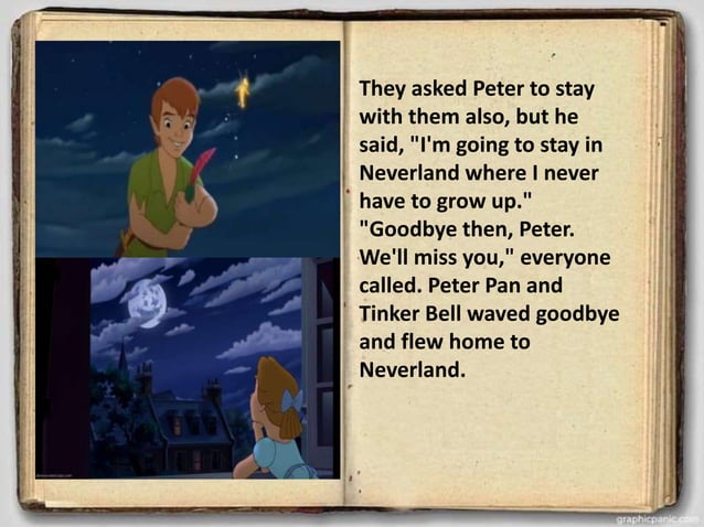 Peter pan story | PPT | Free Download