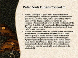 Peter paul Rubbens | PPT