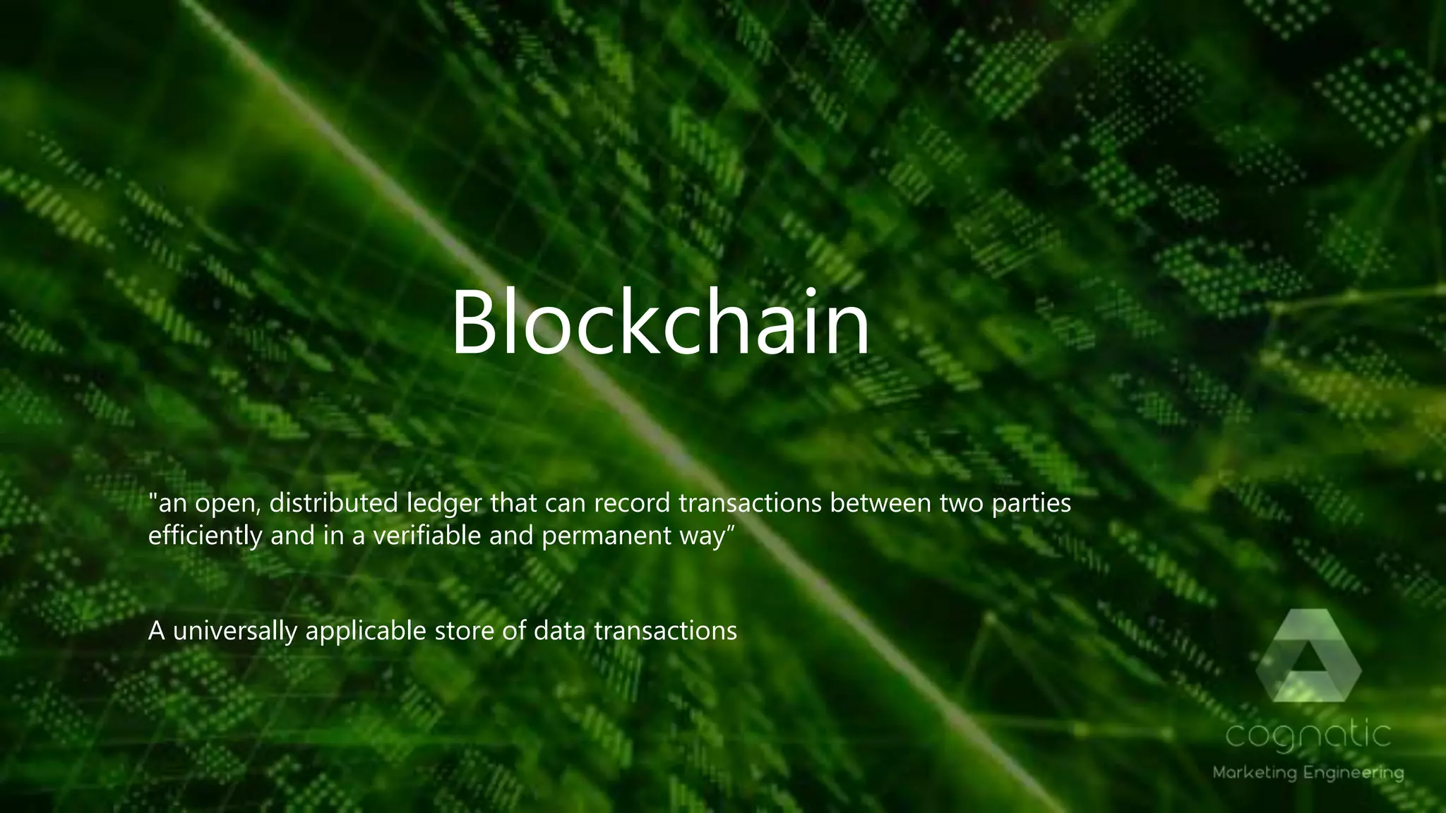 Attribution Modelling and Blockchain - Peter Prince | PPTX | Business | Business and Finance