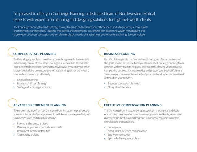 Concierge Planning | PDF | Life Insurance | Insurance