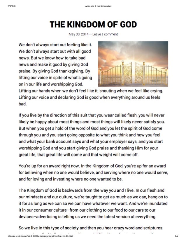 Peter Rigo On The Kingdom Of God