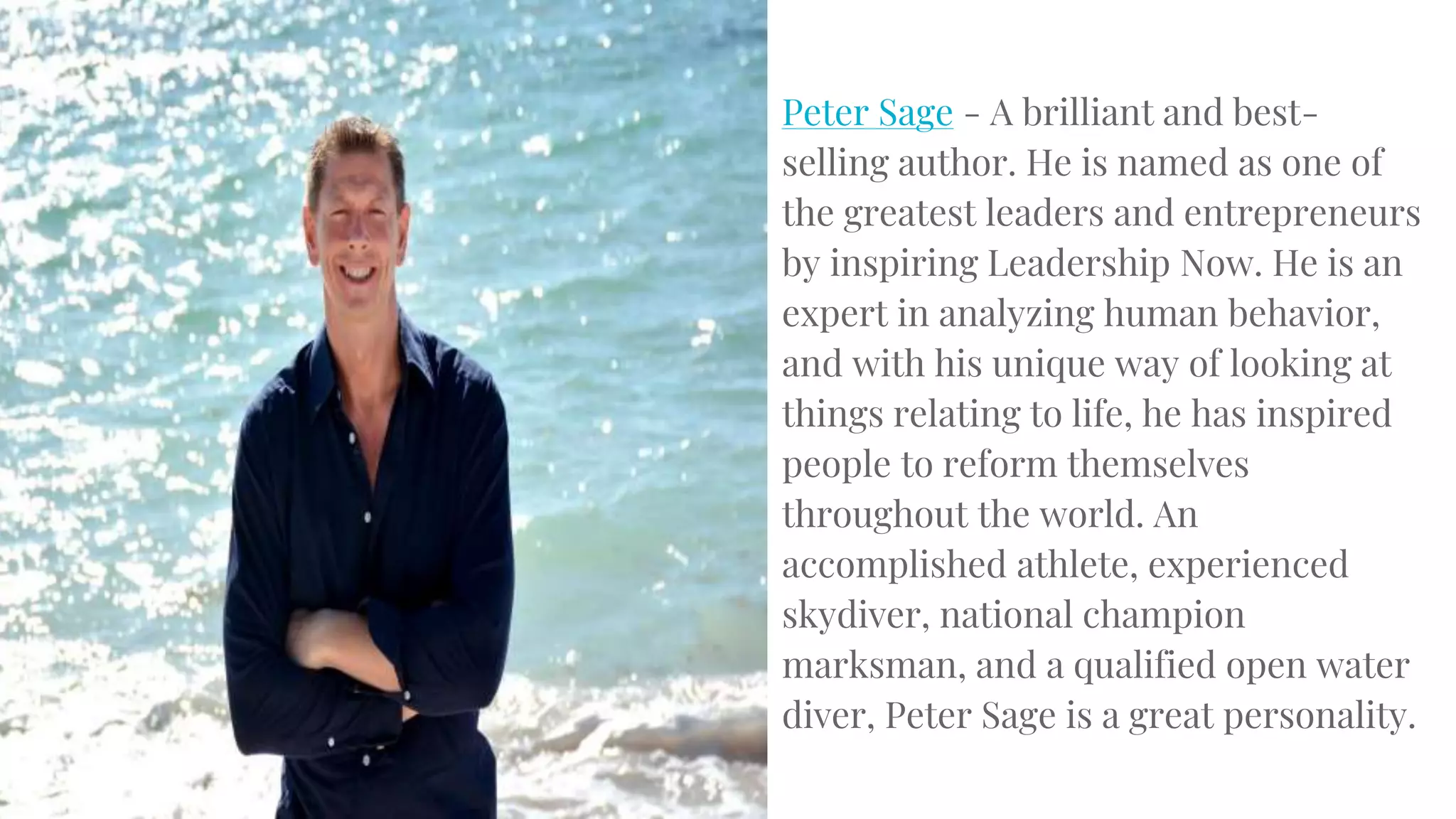 Peter sage | PPTX