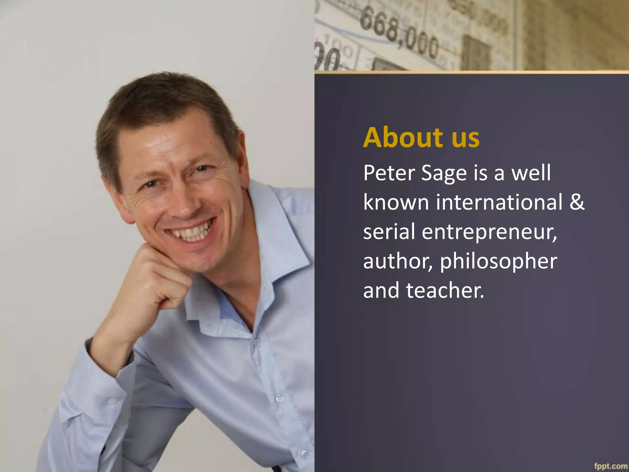 Life is in your hand - Peter Sage | PPTX