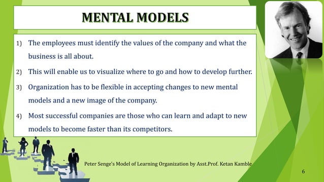 Peter Senge's model of learning organization | PPTX
