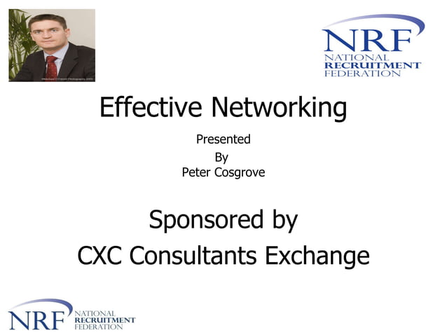 Effective Networking | PPT