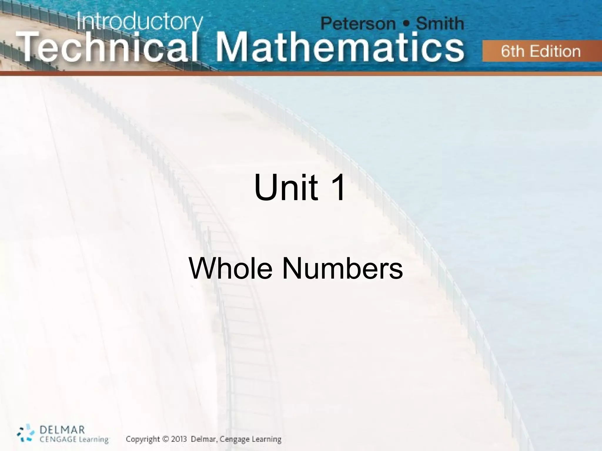 Unit 1 Whole Numbers | PPT