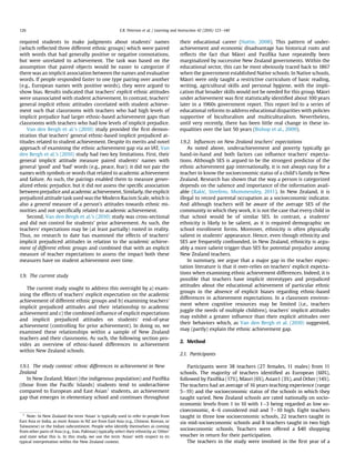 Peterson et al. (2016). teachers' expliicit and implicit biases | PDF | Education industry ...