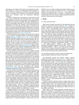 Peterson et al. (2016). teachers' expliicit and implicit biases | PDF ...