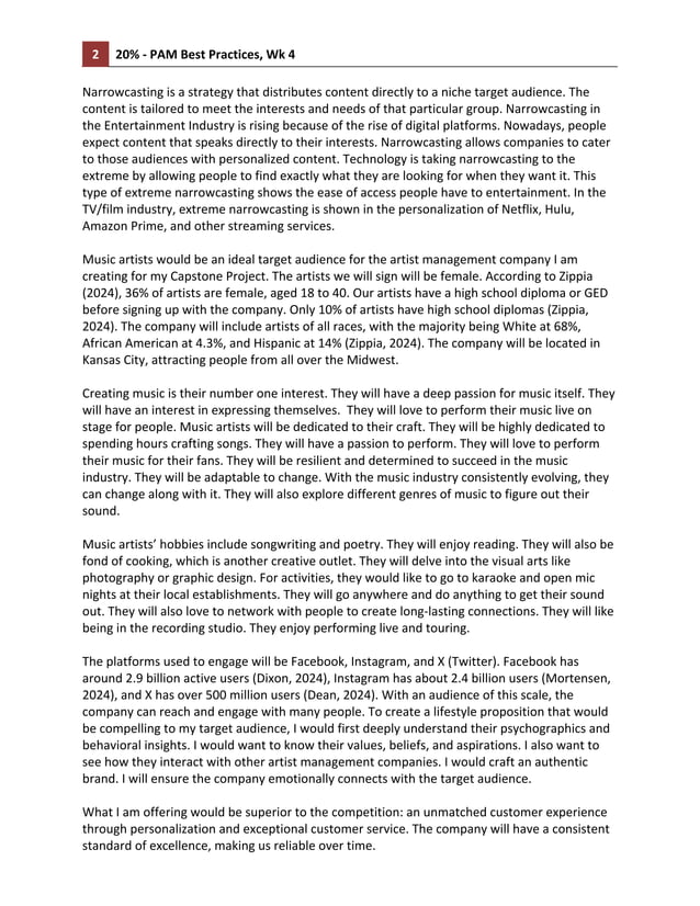 PAM Best Practices and Reflections for Product and Artist Management | PDF