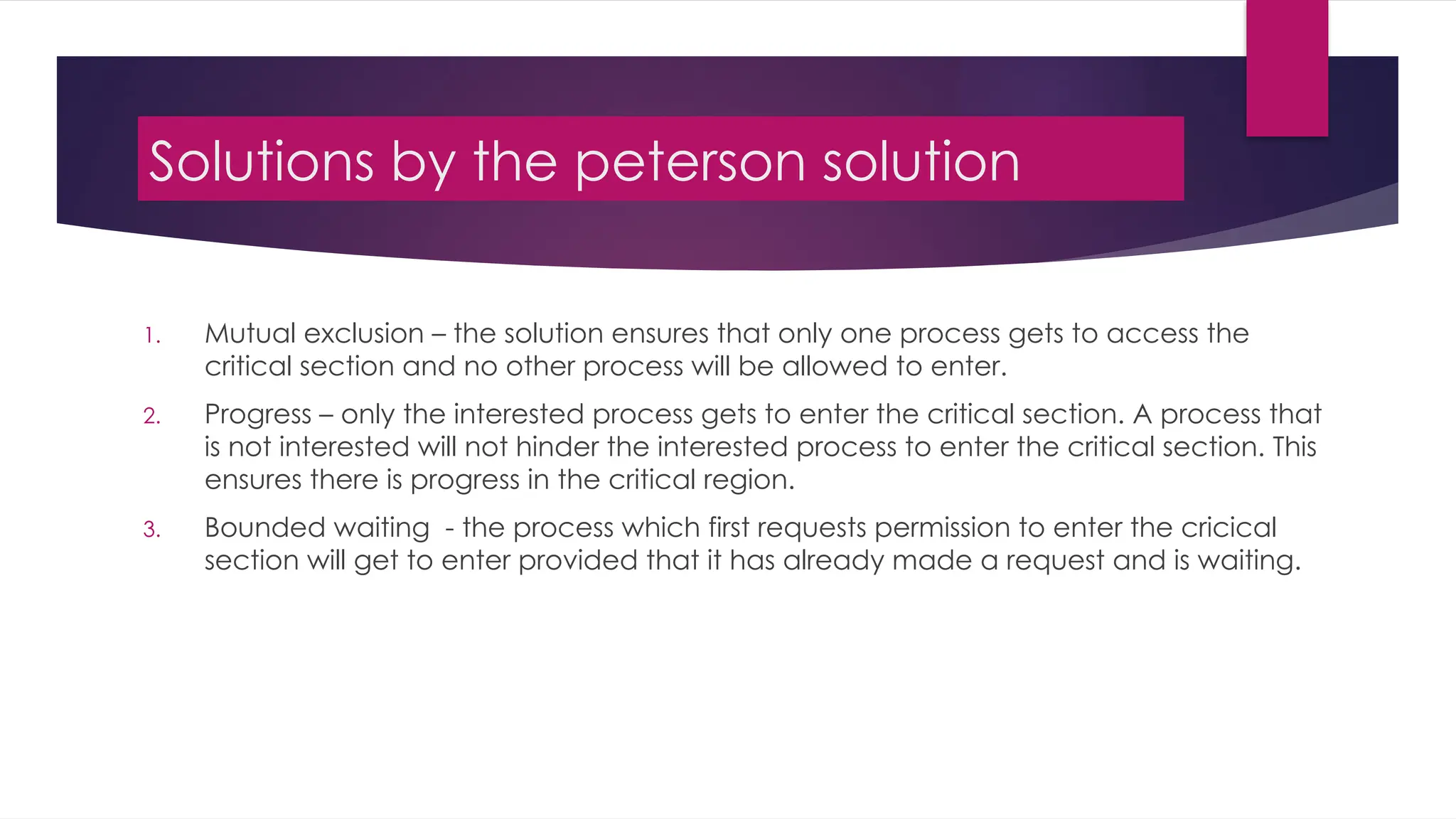 Describing the Peterson solution sw.pptx