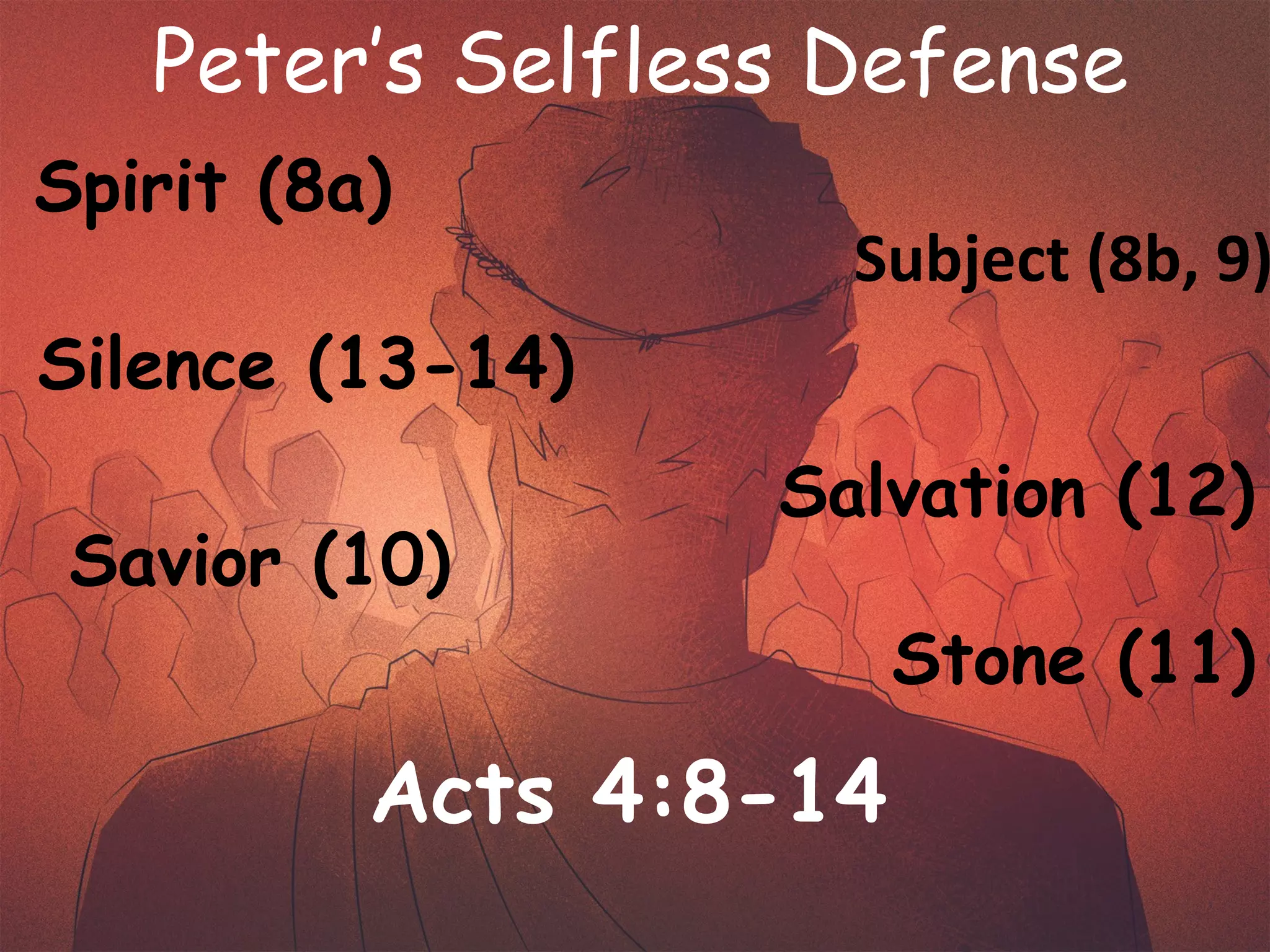 Peter's selfless defense | PPT