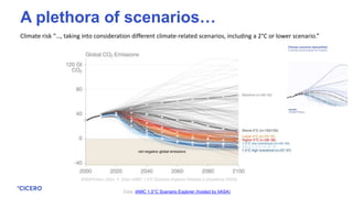 Climate Risk and scenarios | PPTX
