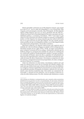 Peter temin la economia del alto imperio romano | PDF