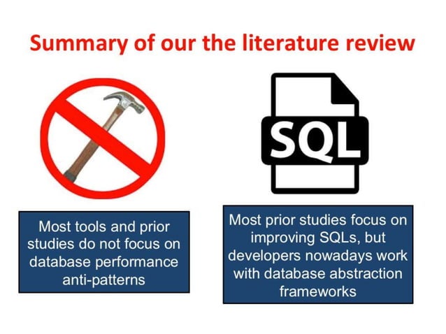 Improving the Performance of Database-Centric Applications Through Program Analysis | PPT