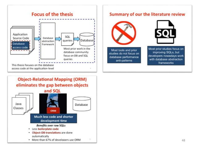 Improving the Performance of Database-Centric Applications Through Program Analysis | PPT