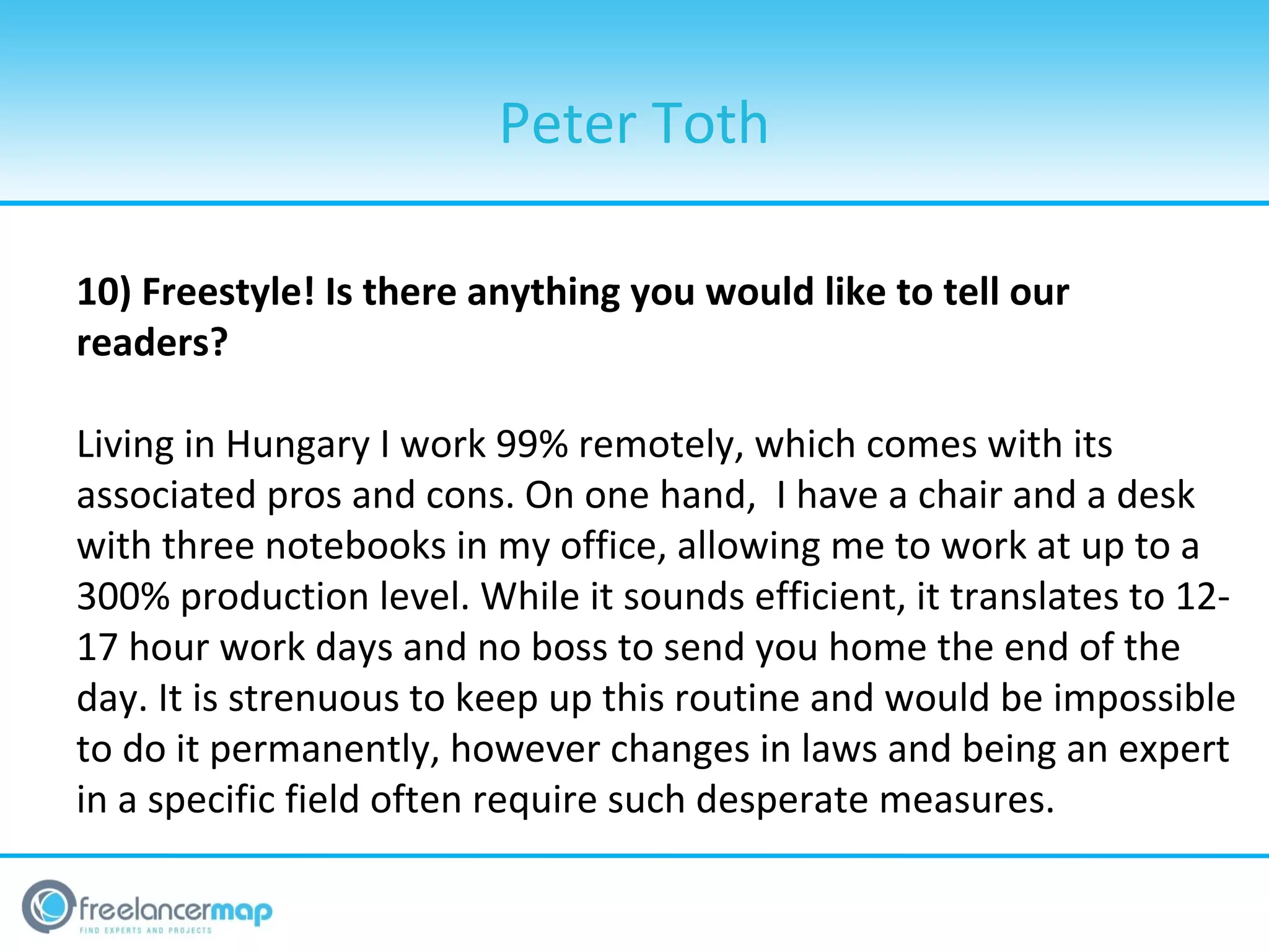Peter toth – sap abap senior developer | PPT