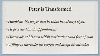 Preparing for Power - The Story of Peter | PPT